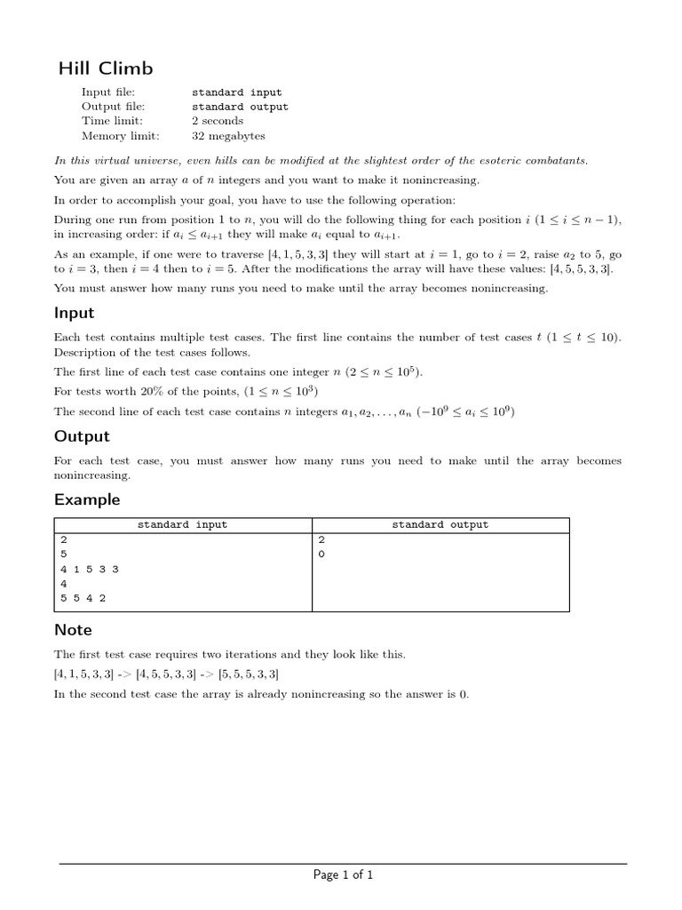 HIll Climb en | PDF | Teaching Methods & Materials