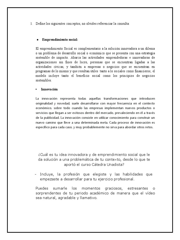 Define Los Siguientes Conceptos | PDF