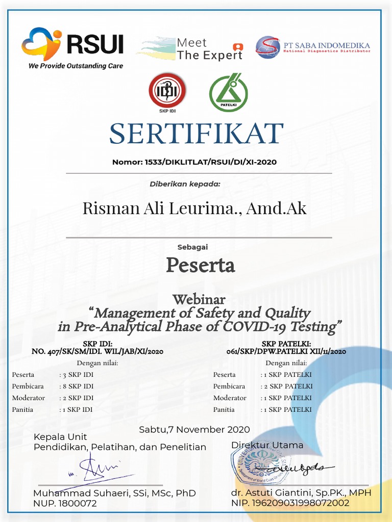 Risman Ali Leurima., Amd - Ak | PDF