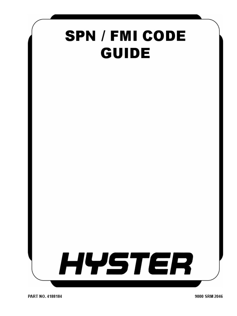 Fmi Code Guide | PDF | Throttle | Fuel Injection