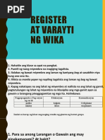 Mga Halimbawa NG Salitang Lalawiganin Delete | PDF