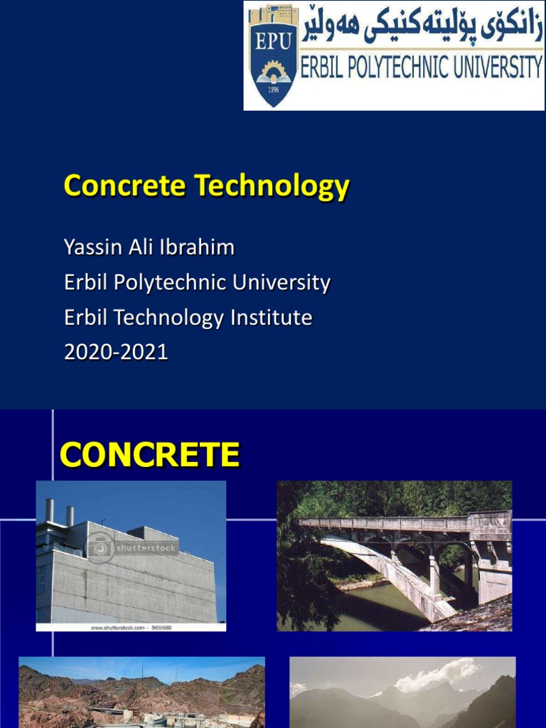 Concrete Technology | PDF | Strength Of Materials | Concrete