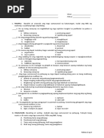 Performance Task (Filipino Sa Piling Larangan) | PDF