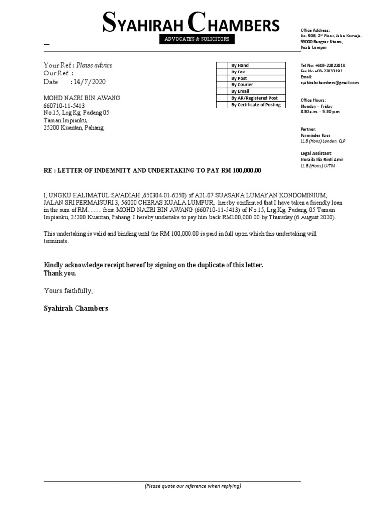 CVR LETTER Lu | PDF | Business