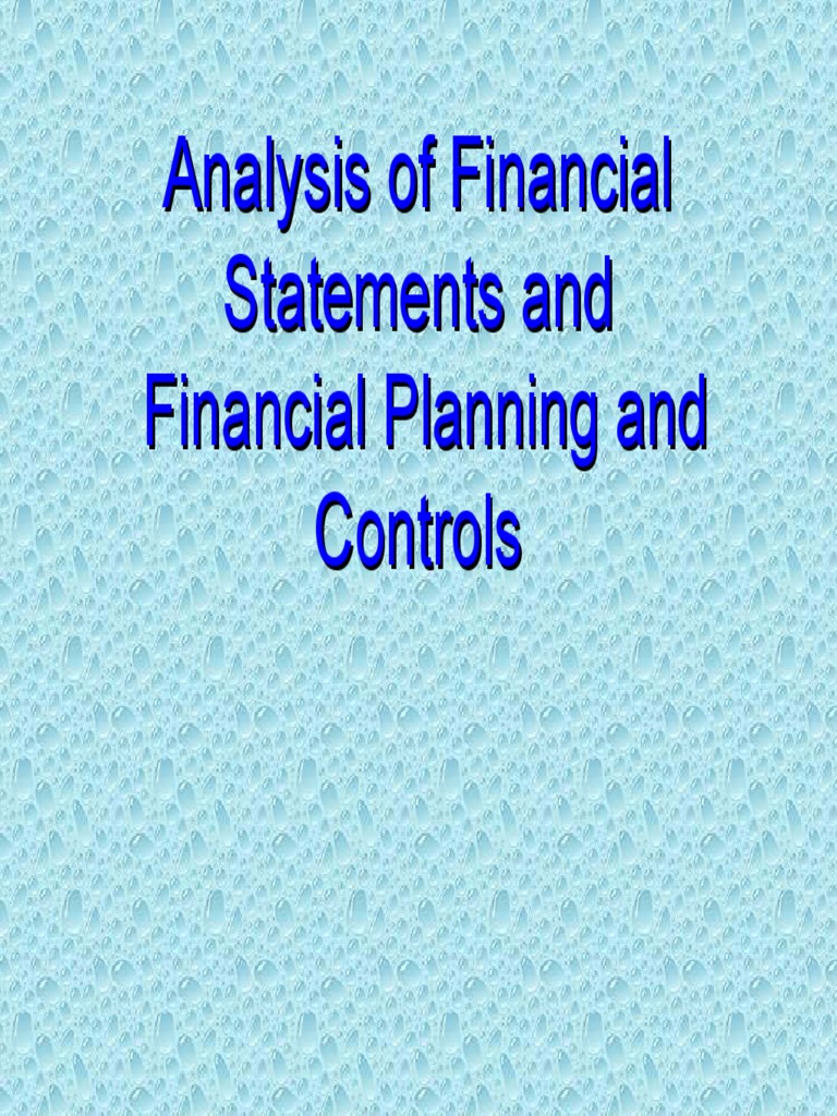 Financial Planning and Control PDF | PDF | Equity (Finance) | Depreciation