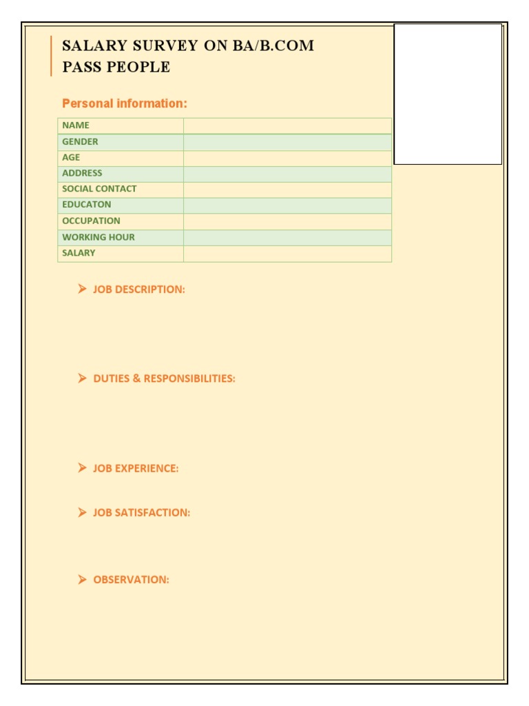 BA Format | PDF | Career & Growth | Games & Activities