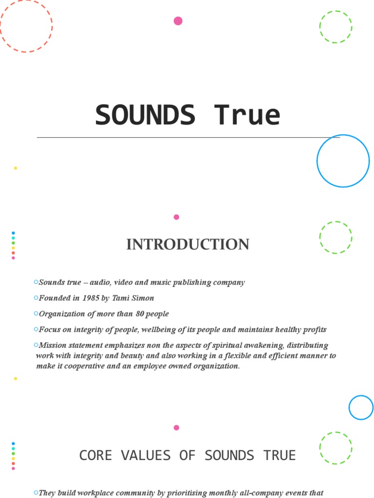 Soundstrue | PDF