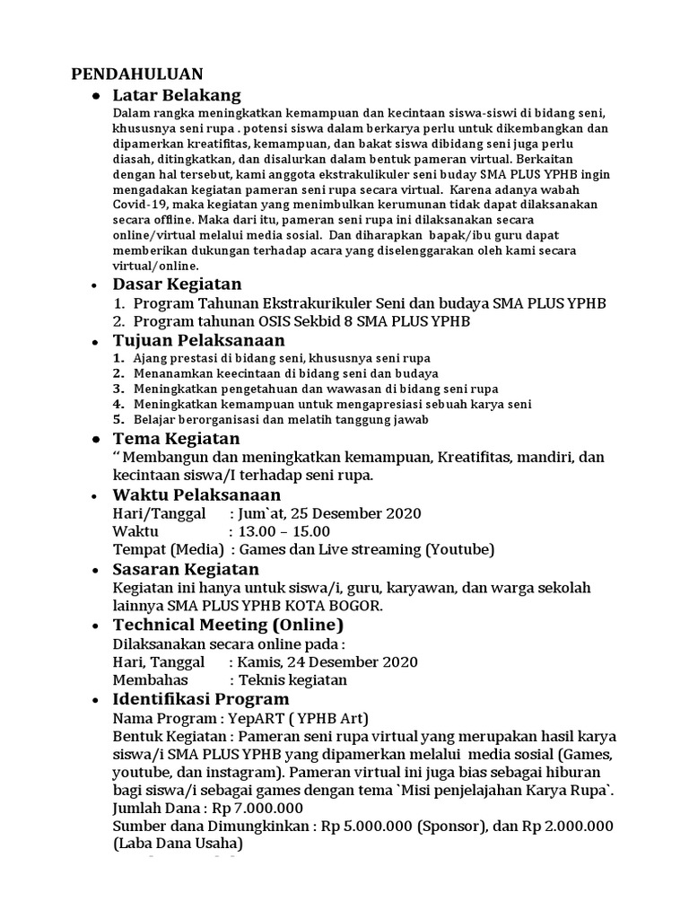 Tugas Proposal Draft | PDF | Ilmu Sosial