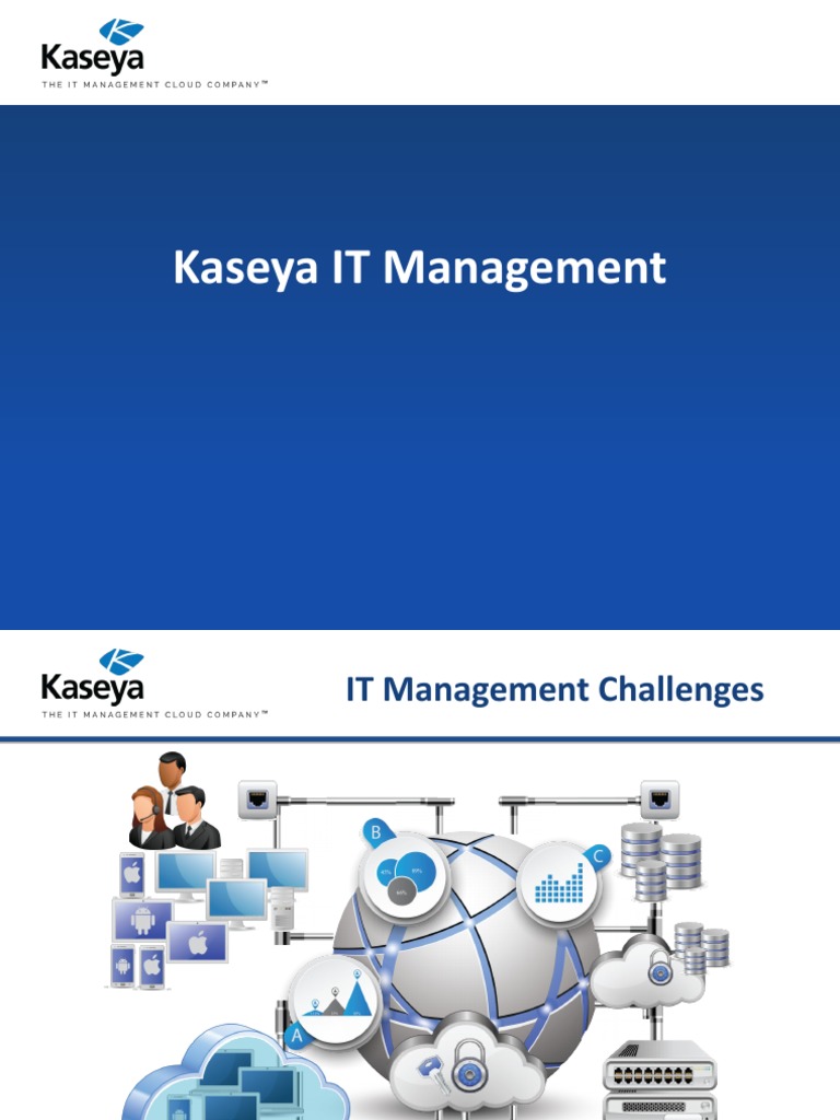 Kaseya Product Presentation Final v2.0 | PDF | Automation | Cloud Computing