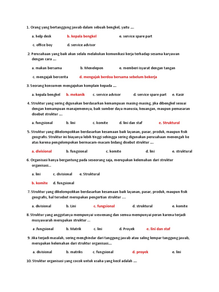 Pengelolaan Bengkel Sepeda Motor | PDF