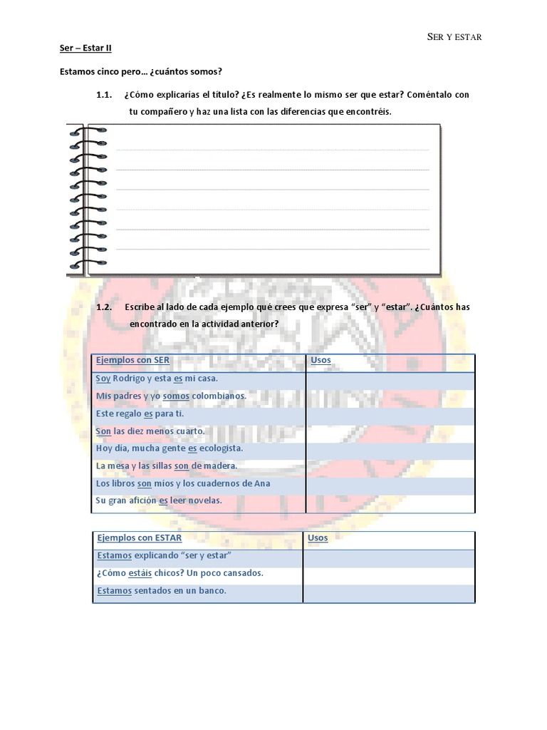 B2 - Ser-Estar PDF | PDF | Madrid