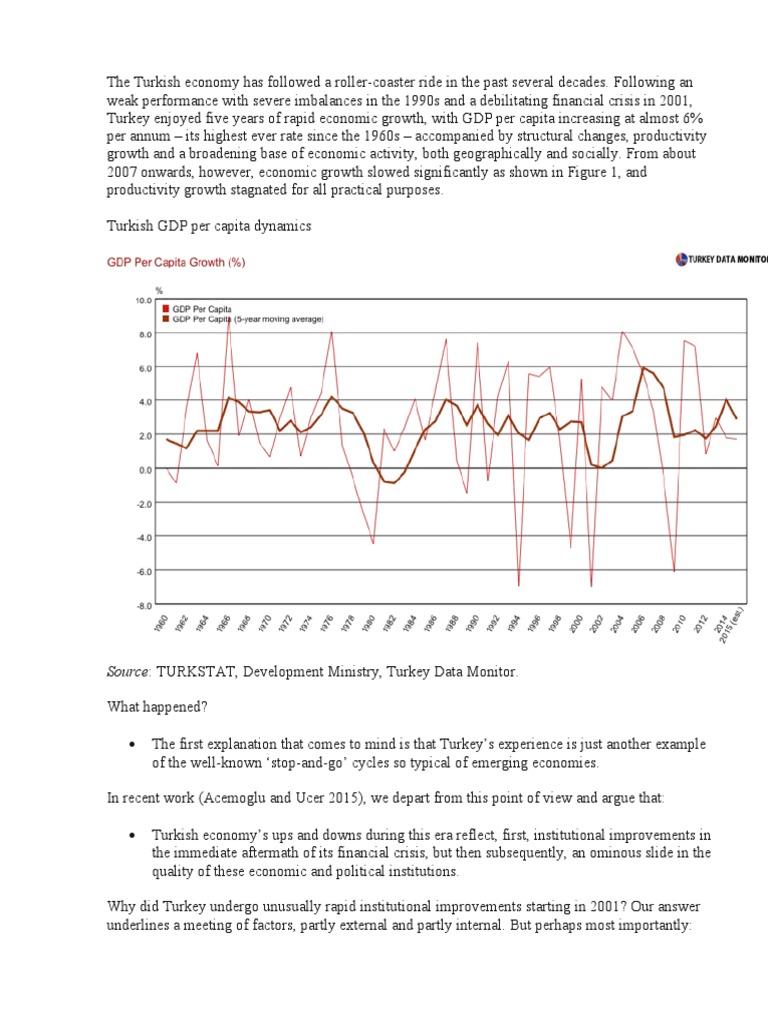 Source: TURKSTAT, Development Ministry, Turkey Data Monitor | PDF ...