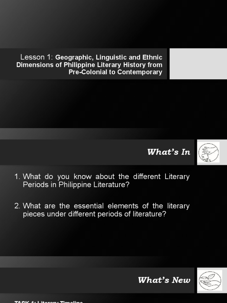 Lesson 1 | PDF | Poetry | Philippines