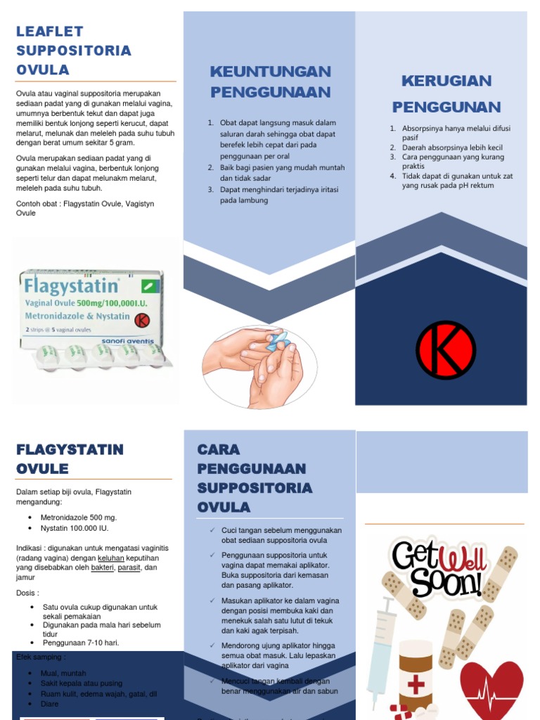 Leaflet Suppo Ovula Kel. 8 PDF | PDF | Kesehatan Holistik