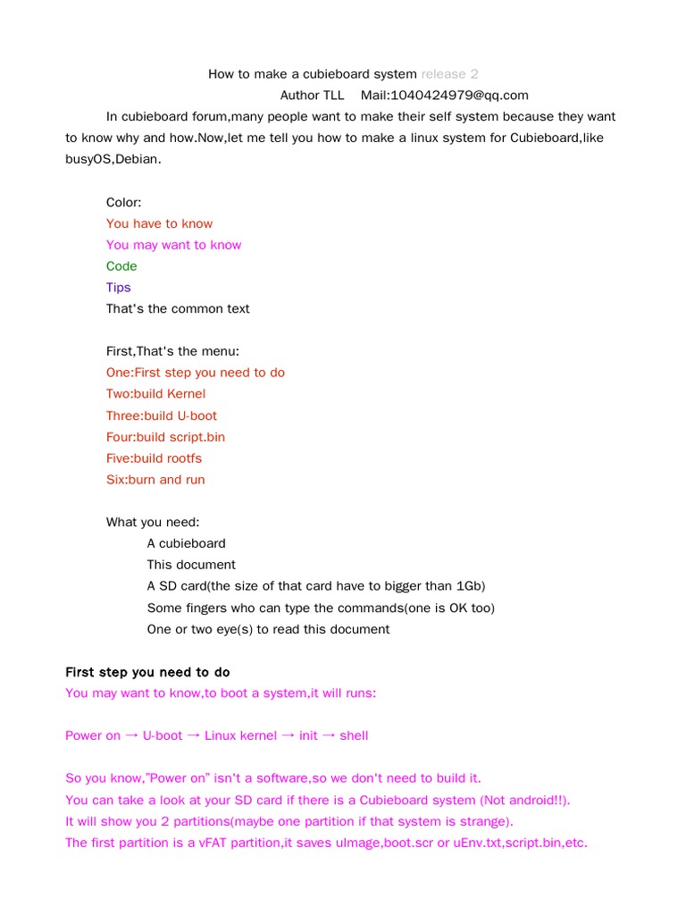 You Have To Know: Release 2 | PDF | Unix Variants | Computer Engineering