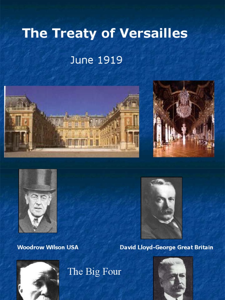 Treaty of Versailles: Key Terms & Leaders | PDF | Treaty Of Versailles ...