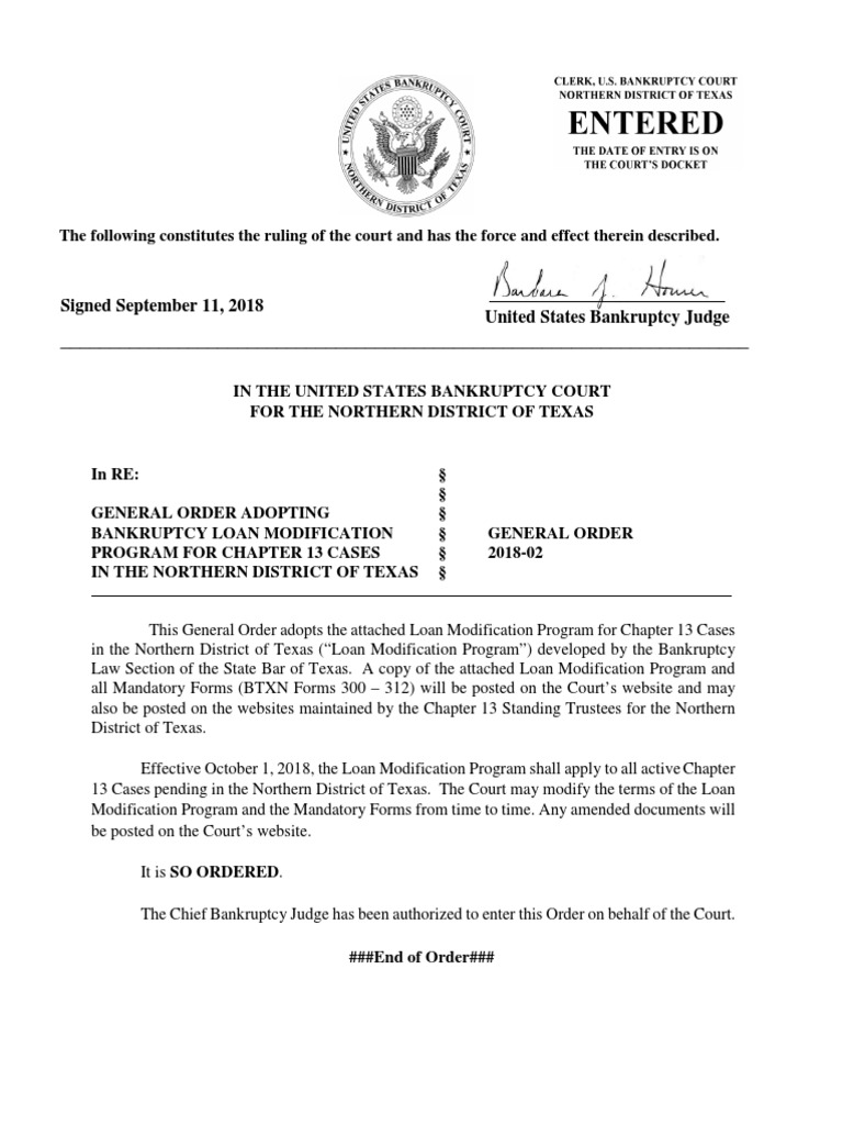 Signed September 11, 2018 United States Bankruptcy Judge | PDF ...