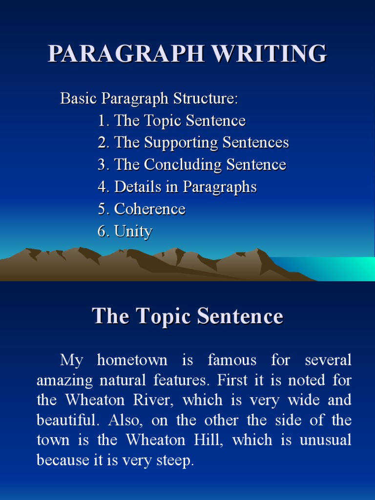 Paragraph Writing | PDF | Travel