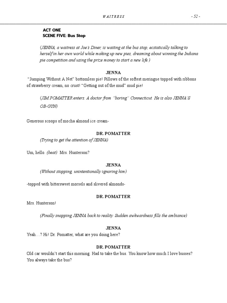 It Only Takes A Taste Scene | PDF