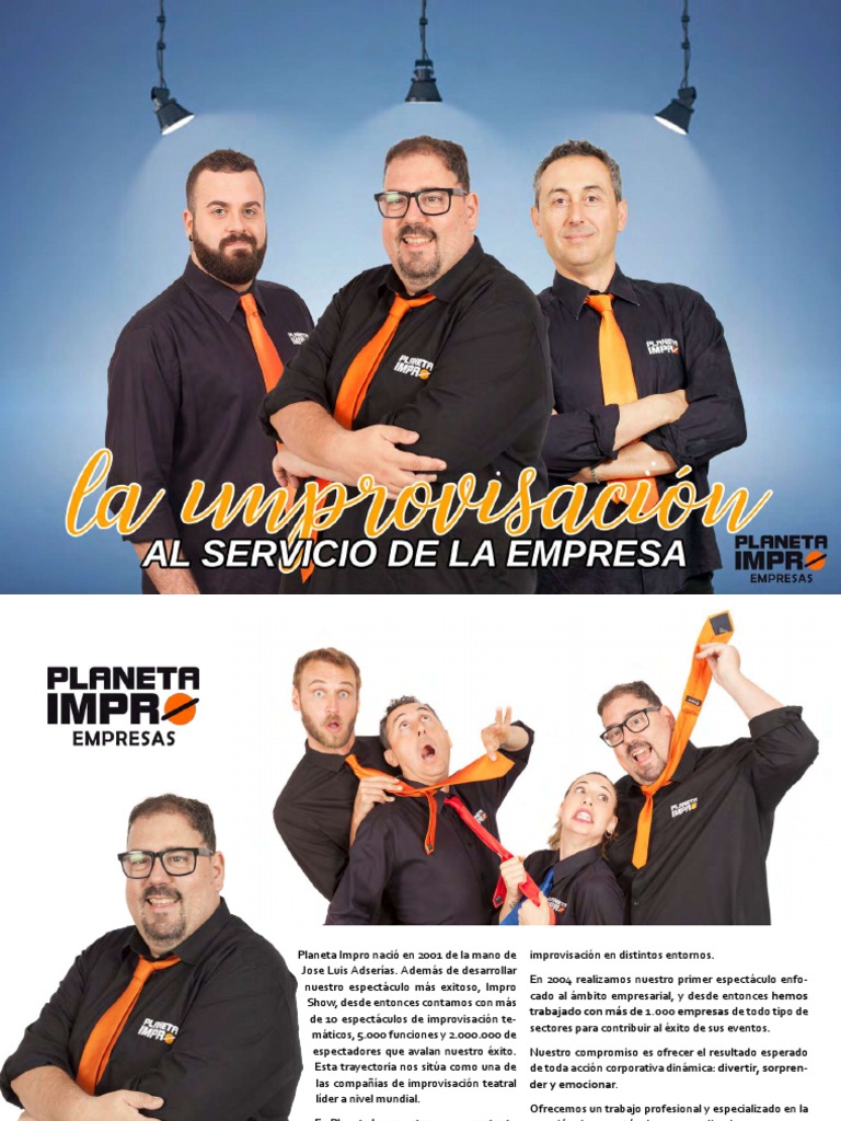 Planeta Impro Dossier Empresas - ES PDF | PDF