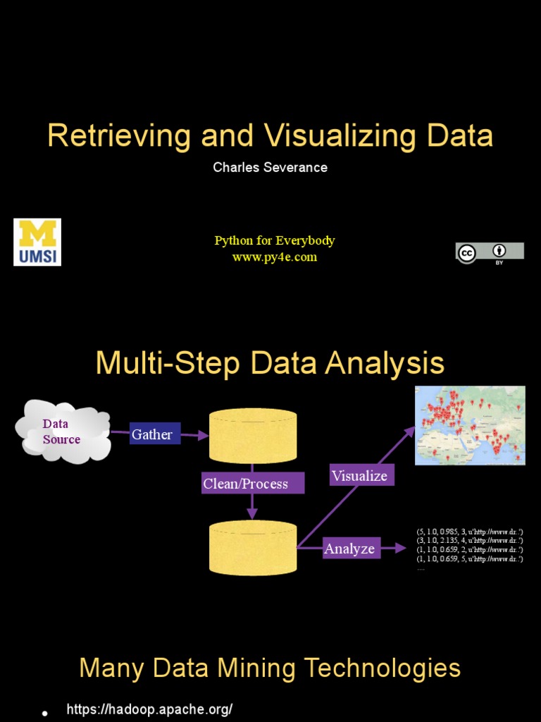 Retrieving and Visualizing Data: Charles Severance | PDF | Search ...