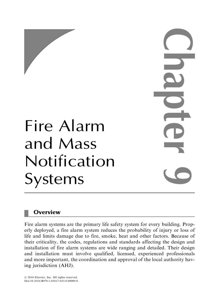 Fire Alarm and Mass Notification Systems | PDF | Building Automation ...