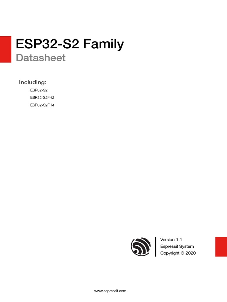 Esp32-S2 Datasheet en | PDF | System On A Chip | Wi Fi