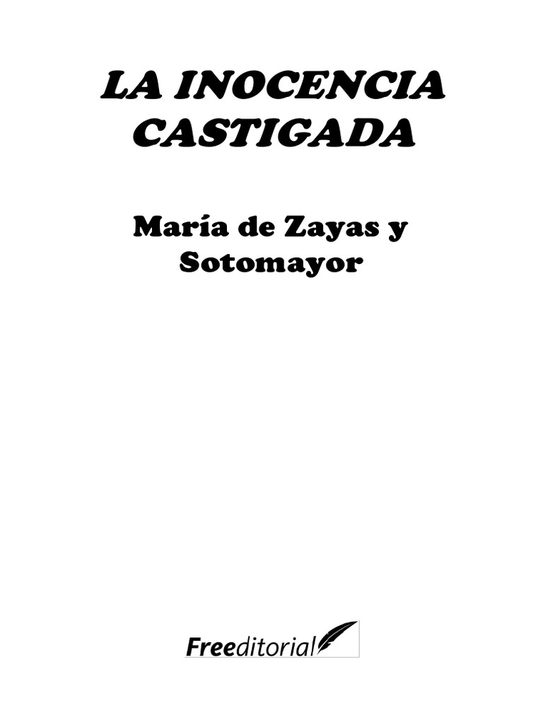 La Inocencia Castigada Por María de Zayas y Sotomayor PDF | PDF
