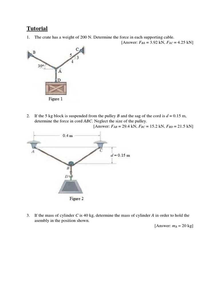 CH3 Equilibrium Tutorial 3-1 PDF | PDF