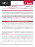 Planilla de Declaracion de Siniestro | PDF | Póliza de seguros | Bienestar