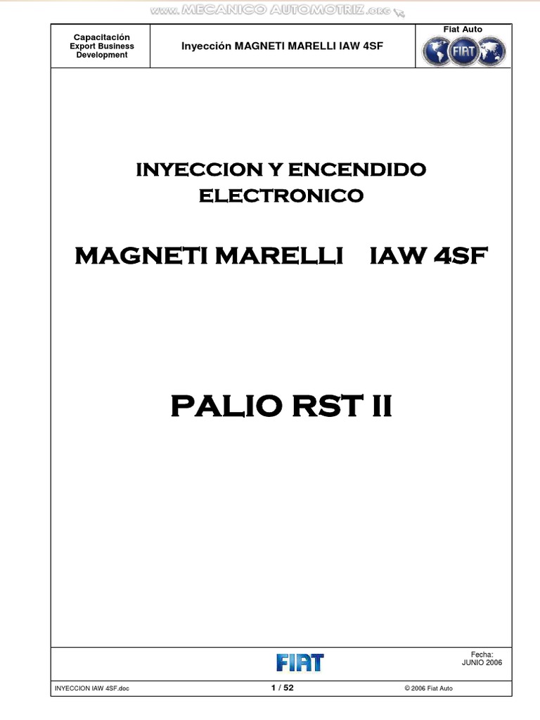 Marelli Iaw 4sf Palio PDF | PDF