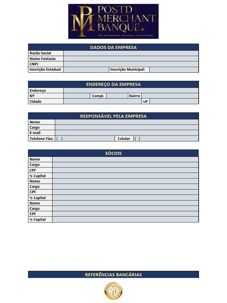 Ficha Cadastral de Clientes Word1 | PDF