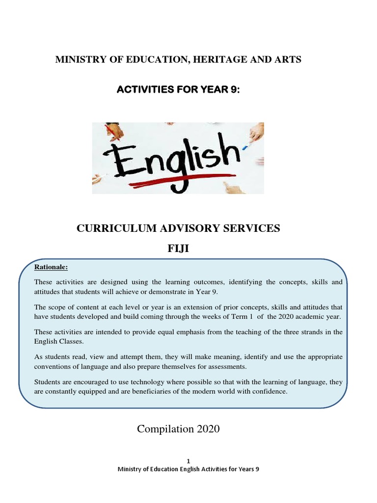 Curriculum Advisory Services Fiji: Ministry of Education, Heritage and ...