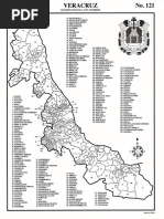 Mapa de Veracruz Con Nombres | PDF