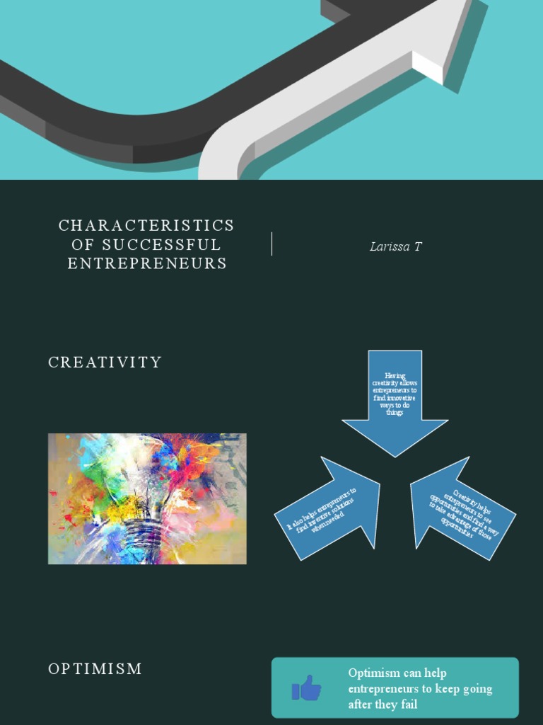 Traits of Successful Entrepreneurs | PDF | Curiosity | Entrepreneurship