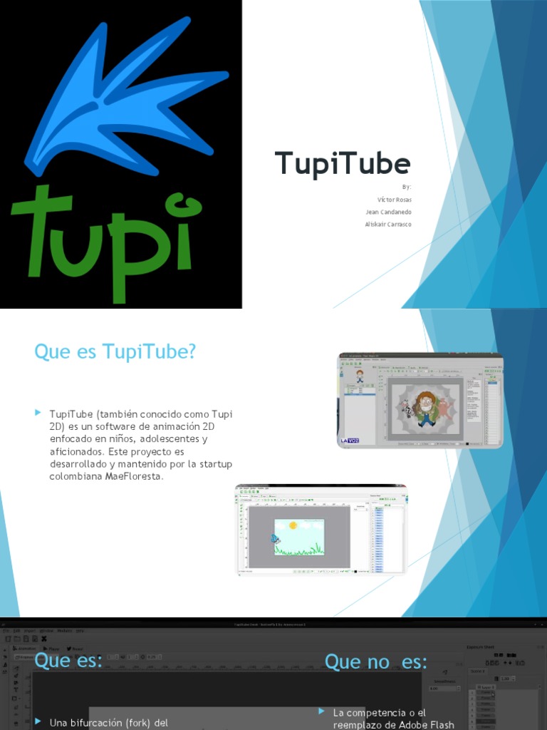 TupiTube: Software de Animación 2D | PDF