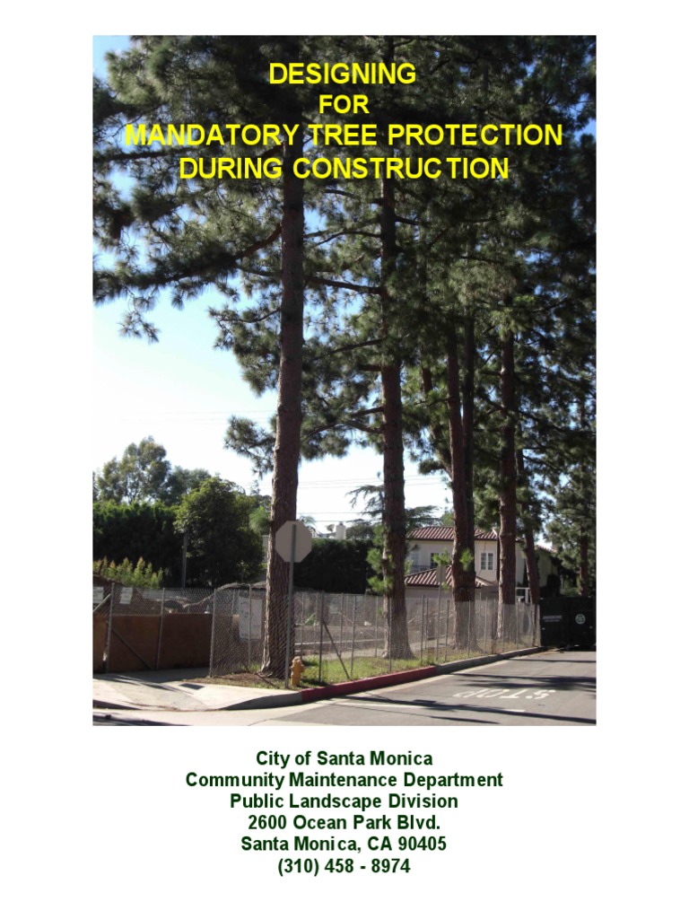 Designing Mandatory Tree Protection During Construc Tion | PDF | Trees ...