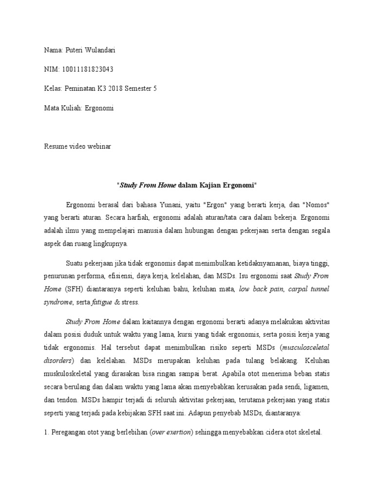 Resume Webinar | PDF