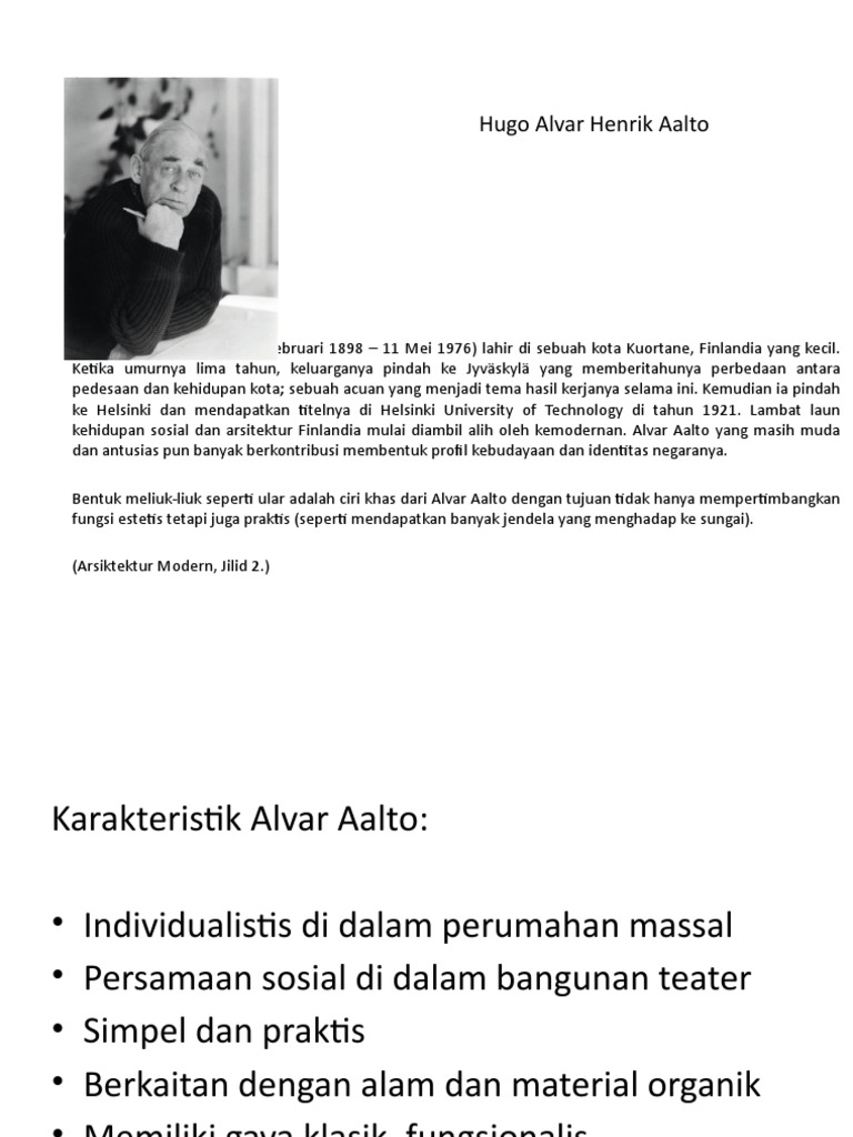 Hugo Alvar Henrik Aalto | PDF