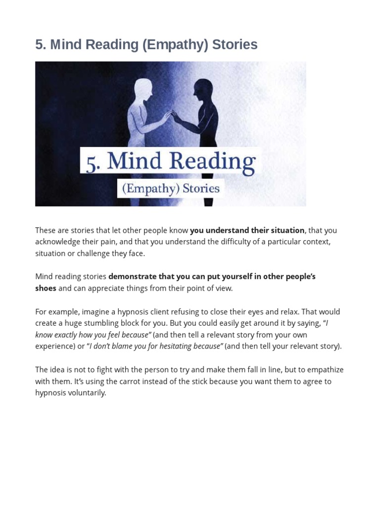 Mind Reading (Empathy) Stories: Shoes and Can Appreciate Things From ...