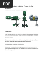 Calculating Agitator Tip Speed & Sweep Diameter | PDF | Chemical ...