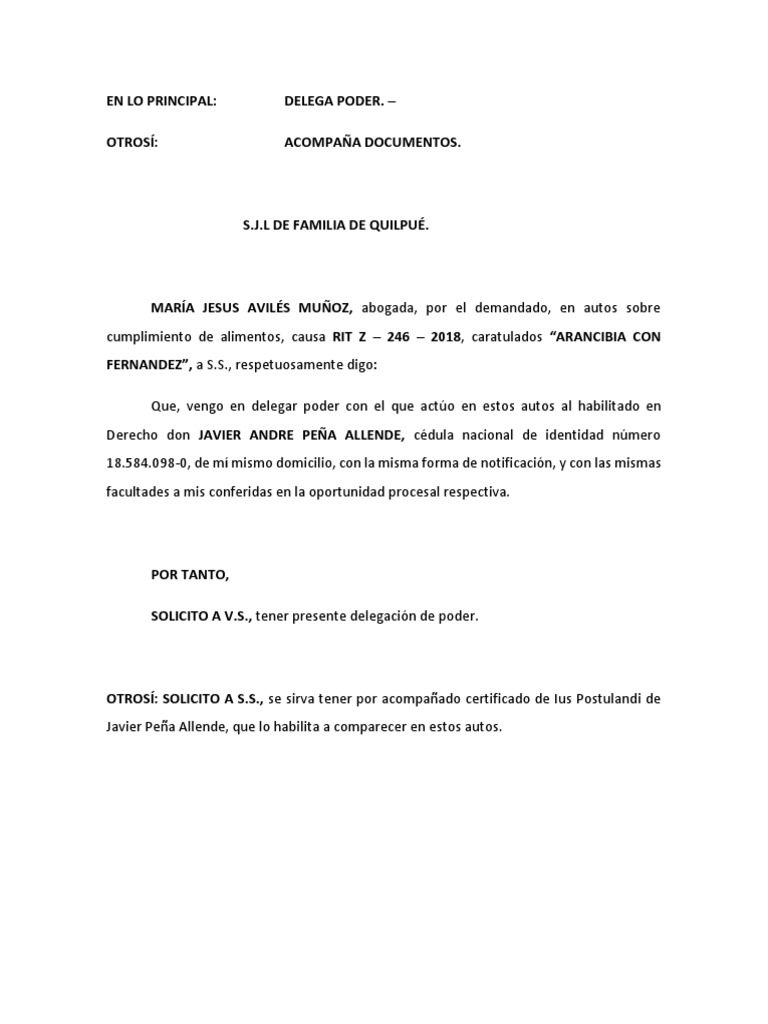 Delega Poder PDF | PDF