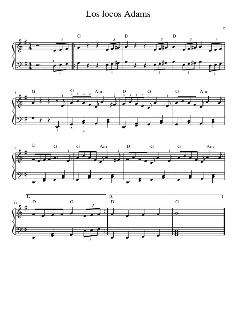 Los Locos Adams PDF | PDF