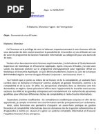 Exemple Lettre Explicative | PDF