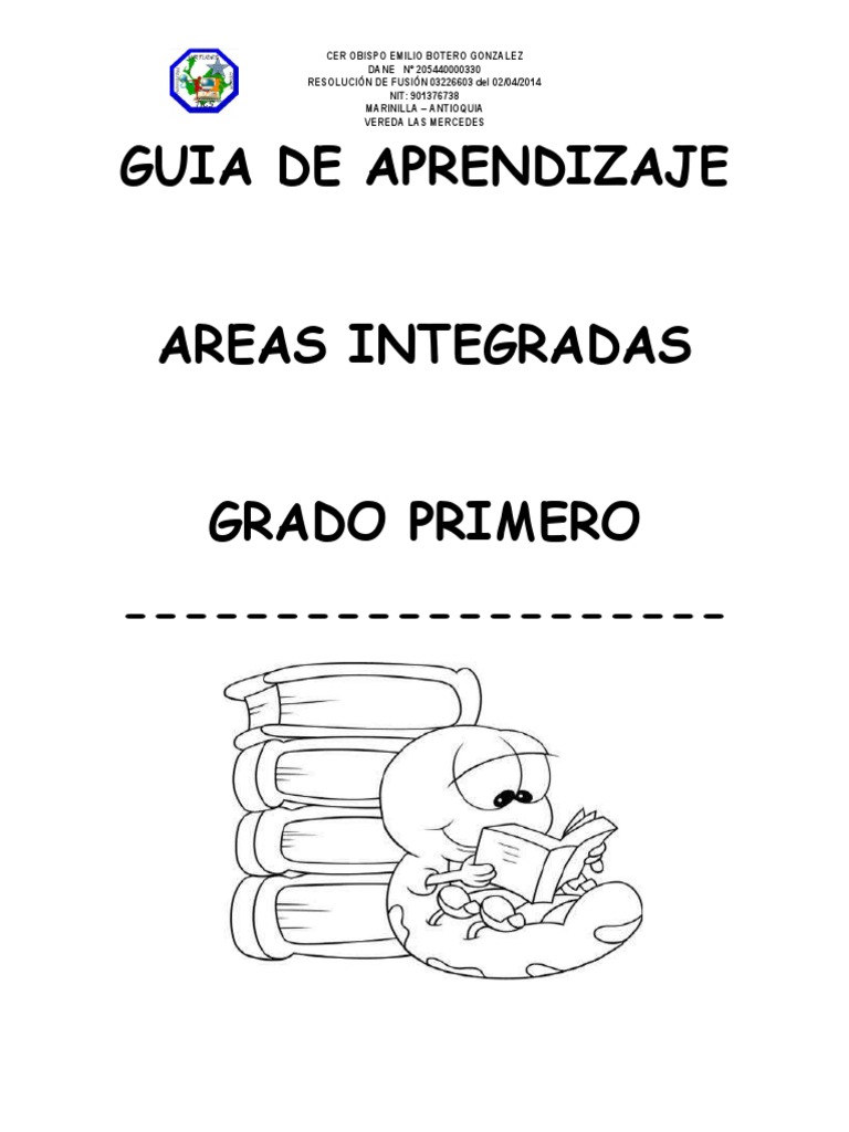 Guía de Aprendizaje Grado Primero | PDF
