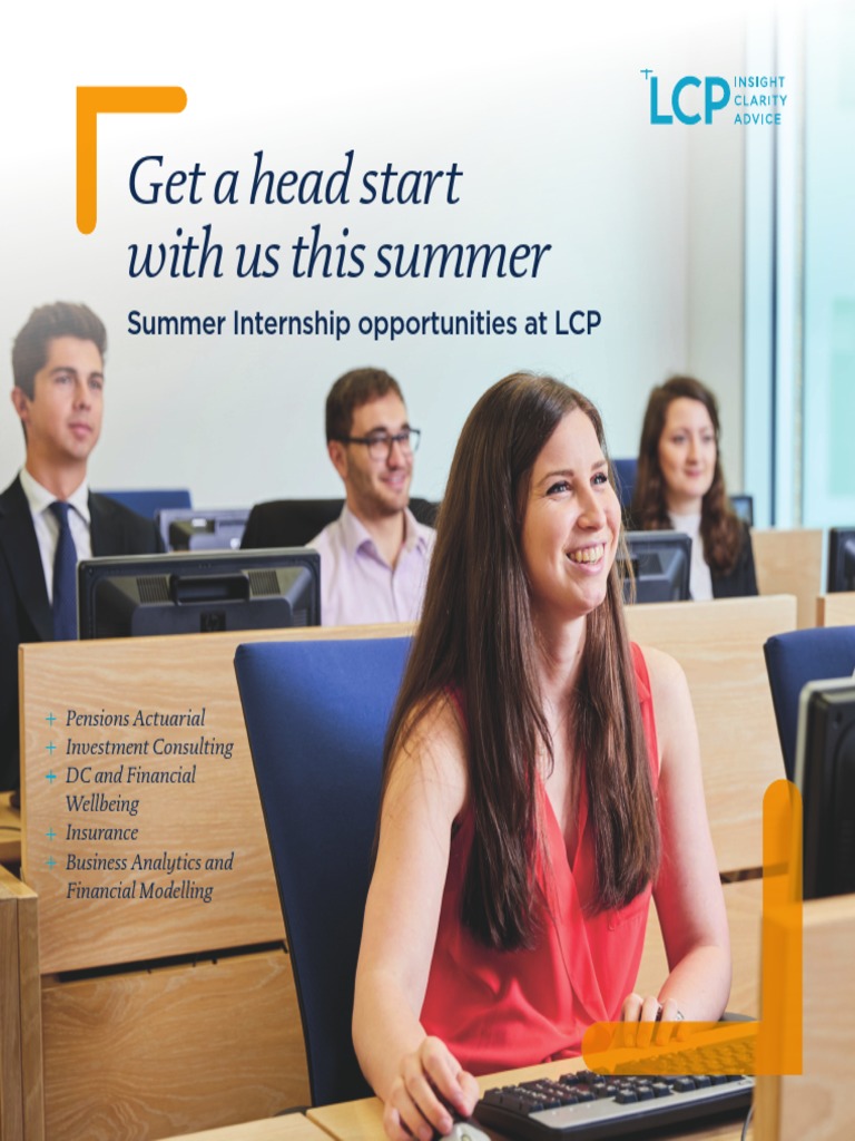 LCP Summer Internship Brochure 2019 PDF | PDF | Actuarial Science ...