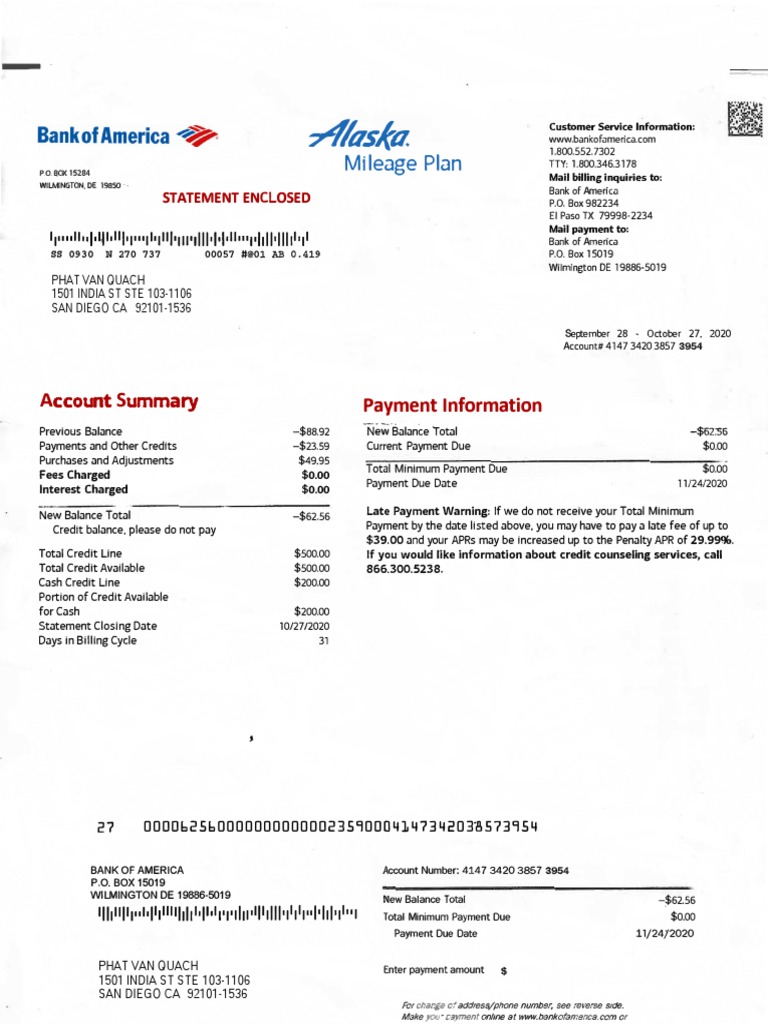 Credit Card Statement | Download Free PDF | Payments | Credit