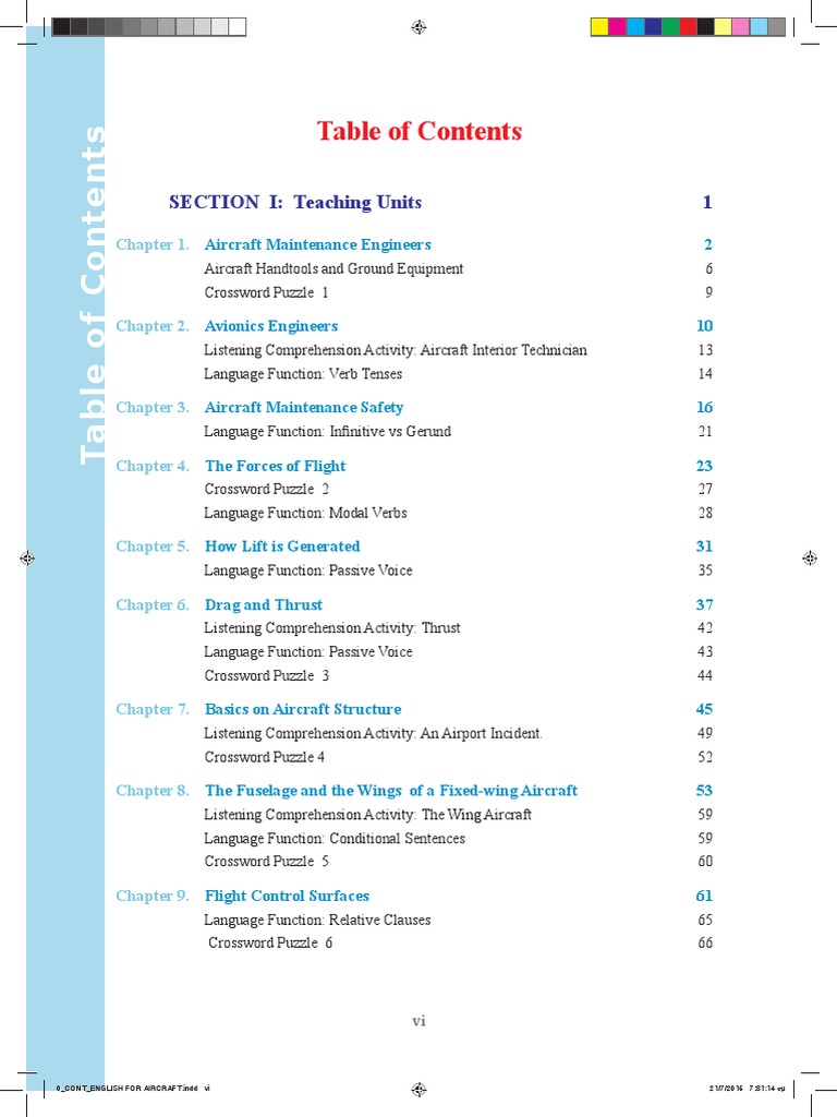 English For Aircraft Maintenance Engineers Contents | PDF | Aircraft ...