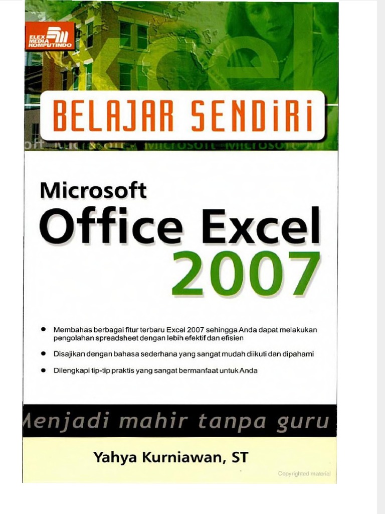 Belajar Sendiri Microsoft Office Excel 2007 by Yahya Kurniawan PDF | PDF | Microcomputer ...