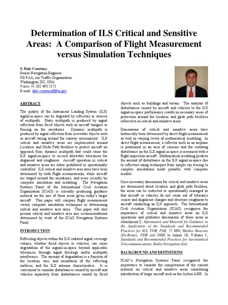 Ils Critical Sensitive PDF | PDF | Aircraft | Aerospace Engineering